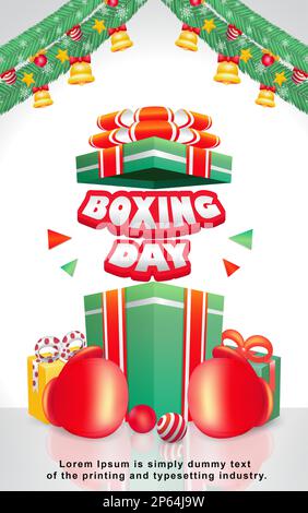 santa boxing glove Stock Vector Image & Art - Alamy