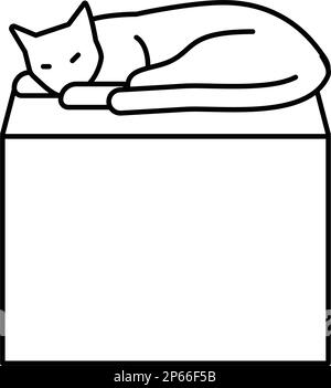beside preposition english line icon vector illustration Stock Vector ...
