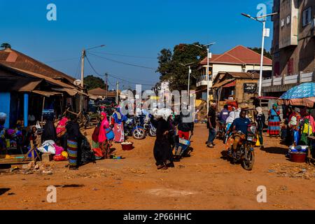 Market in Dalaba, Futa Djallon, Guinea Conakry, West Africa, Africa ...