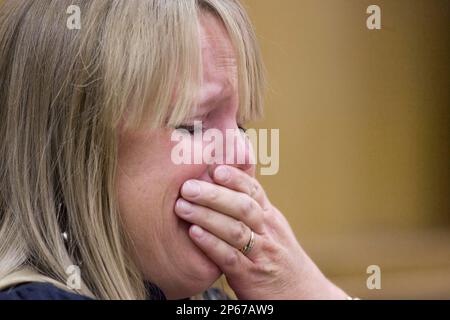 Kody Cree Patten reacts as his mother Donna Patten testifies on his ...