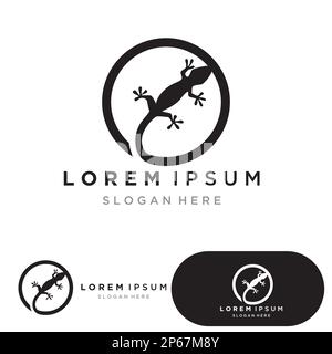 Lizard home logo icon vector design template Stock Vector Image & Art ...