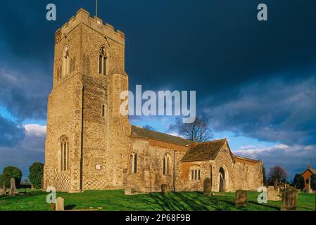 St Peter & St Paul Church, Kedington, Suffolk Stock Photo - Alamy