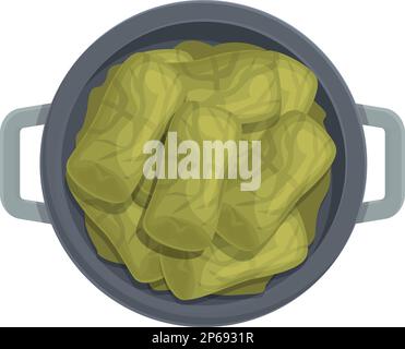 Healthy dolma icon cartoon vector. Food cuisine. Turkish menu Stock ...
