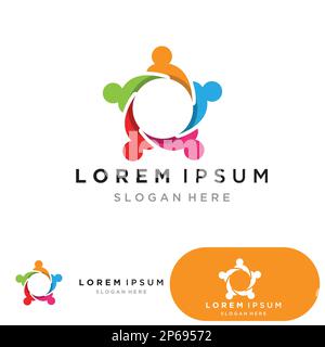 Community Logo Design Template for Teams or Groups.network and social ...