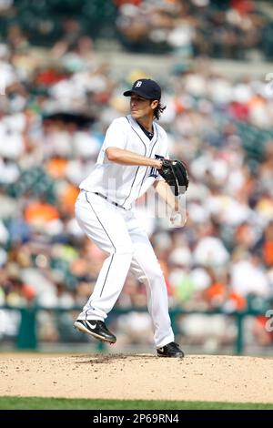 Detroit Tigers Darin Downs in a game against the Minnesota Twins on ...