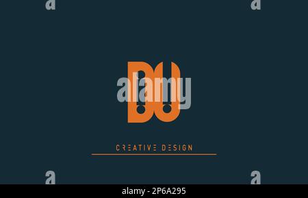 DU Alphabet letters Initials Monogram logo Stock Vector Image & Art - Alamy