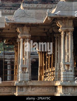Musical Pillars Vittala Temple in Hampi at Karnataka India Asia Stock ...