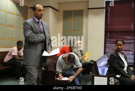Florida A&M drum major Shawn Turner, right, appears in court at an ...