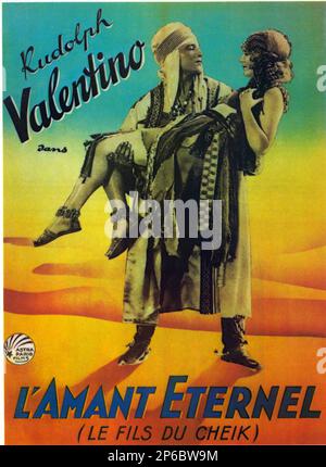 Portrait of French silent film actor Andrea Habay, 1920s Stock Photo ...