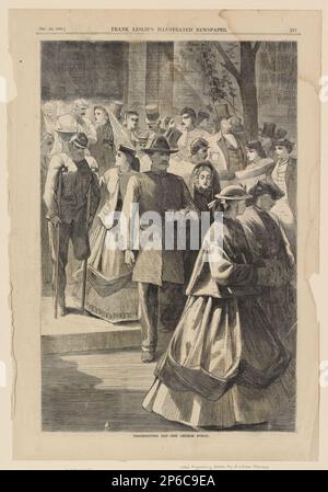 After Winslow Homer, Thanksgiving Day, 1860.—The Two Great Classes of ...