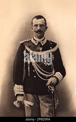 1900 , ITALY : The King of Italy VITTORIO EMANUELE III di SAVOIA ( 1869 ...