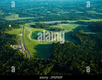 Aerial photograph of the VIR Track ,Virginia International Raceway ...
