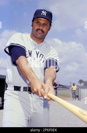 New York Yankees Chris Chambliss (10) during a game from his 1979 ...