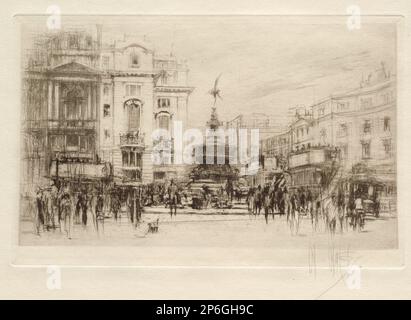 William Walcot, Regent Street, etching and drypoint on wove paper Stock ...