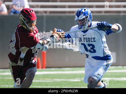 March 24, 2012: Air Force midfielder, Bryan Price (13), fights for ...