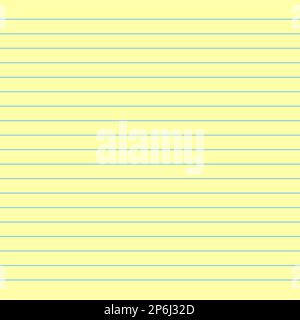 Legal Yellow Paper. Lined sheet of paper with horizontal blue lines and ...
