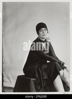 Berenice Abbott, Portrait of Princess Marthe Bibesco, 1927, printed ...
