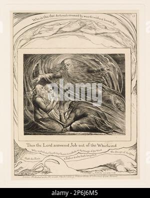 William Blake’s 'The Lord Answering Job out of the Whirlwind' is a ...
