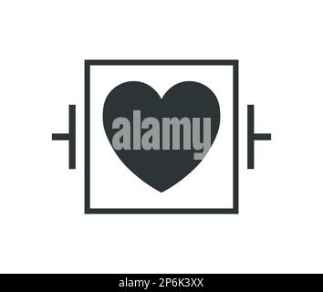 Type CF applied part icon. Graphical Symbols for Medical devices Stock ...