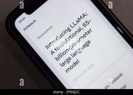 Meta’s Blog post “Introducing LLaMA: A foundational, 65-billion ...