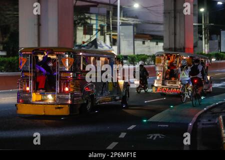 Manila, Manila, The Philippines. 8th Mar, 2023. A jeepney waits for ...
