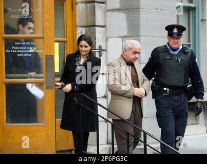 Mohammad Shafia, second right, Tooba Yahya, center, and their son Hamed ...