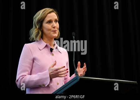 General Manager of IBM Ecosystem Kate Woolley speaks during the ...