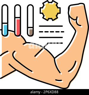 learn your strengths color icon vector illustration Stock Vector Image ...