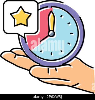 keep time color icon vector illustration Stock Vector Image & Art - Alamy