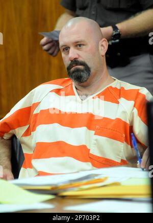 Suspended Buena Vista Police Officer Kenneth Bluew says goodbye to ...