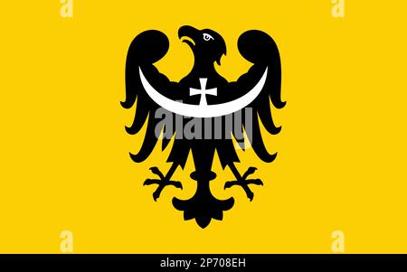 Provincial flag of Silesian Stock Photo - Alamy