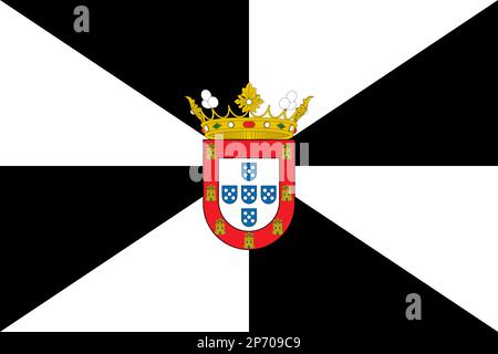 Flag of Ceuta Stock Photo - Alamy