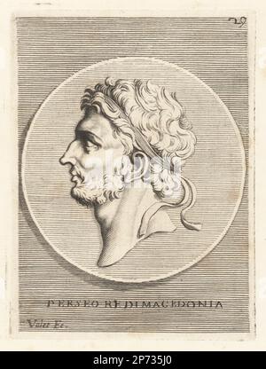 Perseus, last King of Macedonia, c.212-166 BC. Son of Philip V of ...