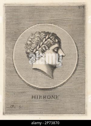 Hiero II, Greek tyrant of Syracuse, Sicily, from 275 to 215 BC. Former ...