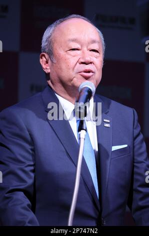 Tokyo, Japan. 8th Mar, 2023. Japanese actress Suzu Hirose displays a ...