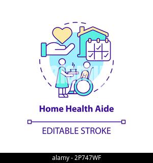 Home-health aide concept icon Stock Vector Image & Art - Alamy