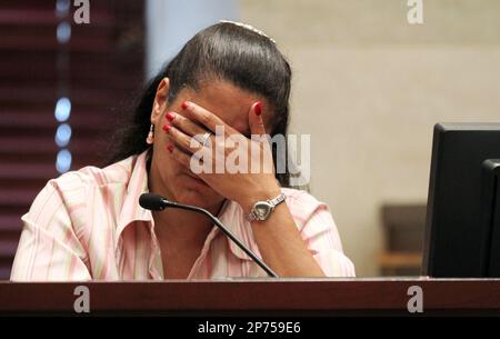 Krystal Holloway, also known as River Cruz, testifies during the Casey ...