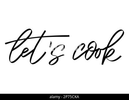 Bon appetit hand drawn qoute. Lettering typography poster. Calligraphy coocking isolated on ...