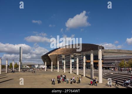 Architectural Details Wales Millennium Centre Building Cardiff Bay ...