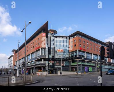 Sol Central, Northampton, UK; a cinema and hotel complex also featuring ...