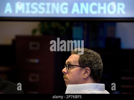 Orange County prosecutor, Ebrahim Baytieh displays the boat during ...
