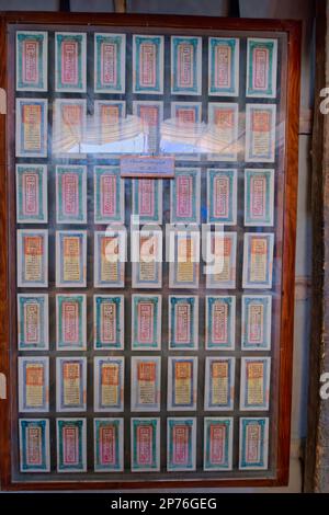 Tibetan musical instruments, Chinese currency notes, Kashmiri glass ...