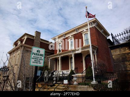 The Sherman House Museum in Lancaster, Ohio, is the birthplace of Civil ...