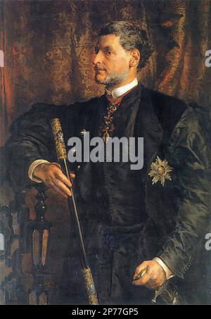 Polish: Portret Alfreda Potockiego Portrait of Alfred Potocki 1879. 707 ...