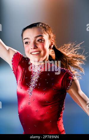 Kaiya RUITER (CAN), during the Exhibition Gala, at the ISU World Junior ...