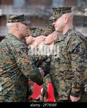Lt. Gen. John M. Paxton, commanding general of II Marine Expeditionary ...