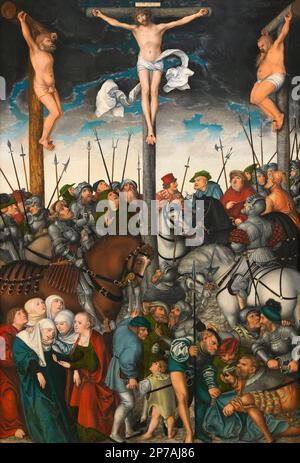 The Crucifixion, Lucas Cranach the Elder, 1538, Art Institute of ...