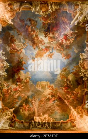 Ceiling painting Apotheosis of Hercules by Francois Lemoyne, Hercules ...