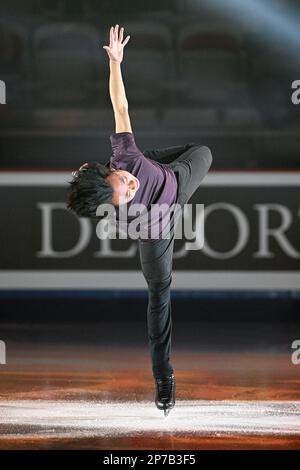Wesley CHIU (CAN), during the Exhibition Gala, at the ISU World Junior ...
