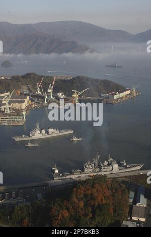 Dec. 10, 2010 - Japan - Japanese battle ship is viewed from USS George ...